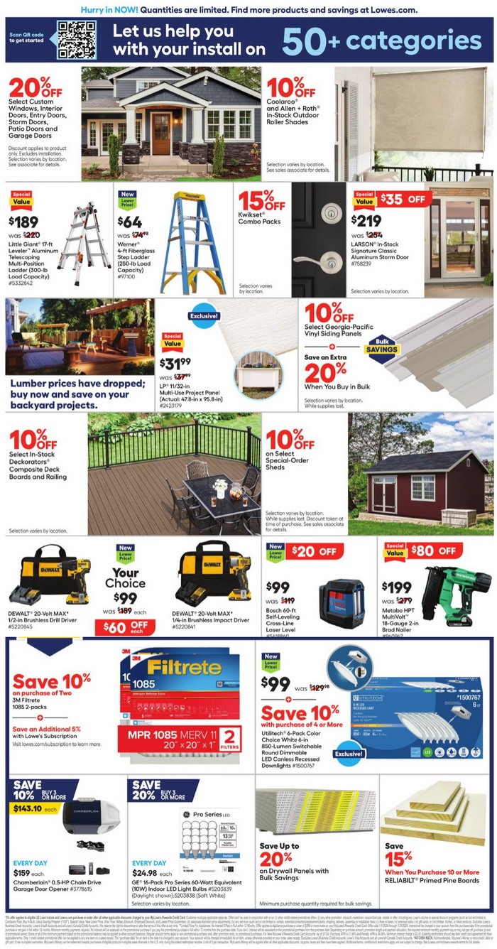 Lowe's In Store Promotion Ad June 27 – July 10, 2024 (4th Of July ...