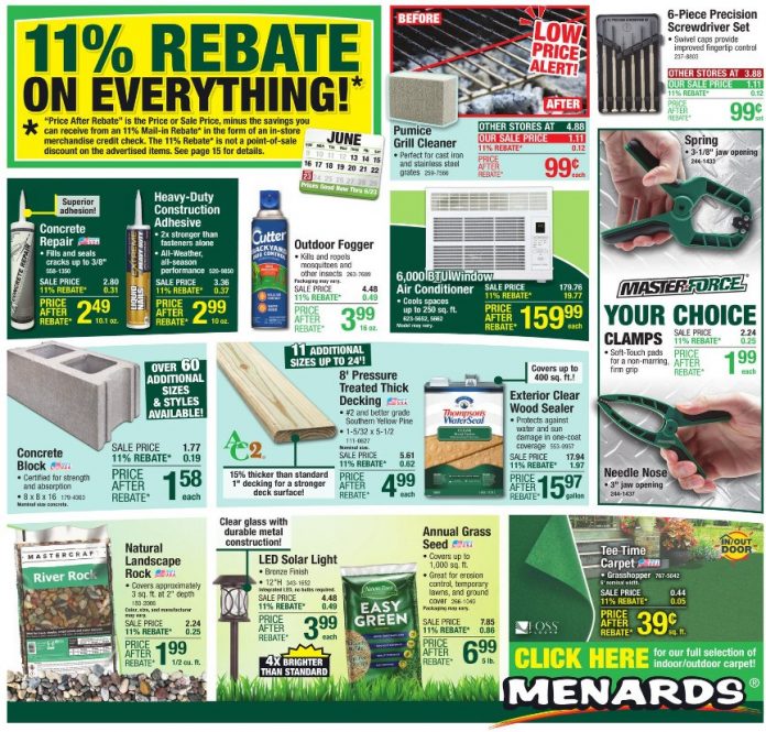 Menards Weekly Ad Jun 13 – Jun 23, 2024