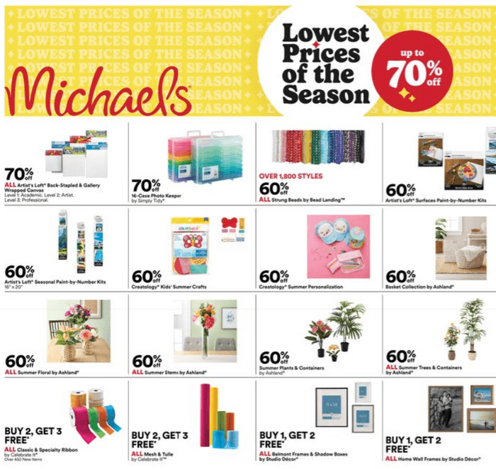 Michaels Weekly Ad Jun 07 – Jun 16, 2024