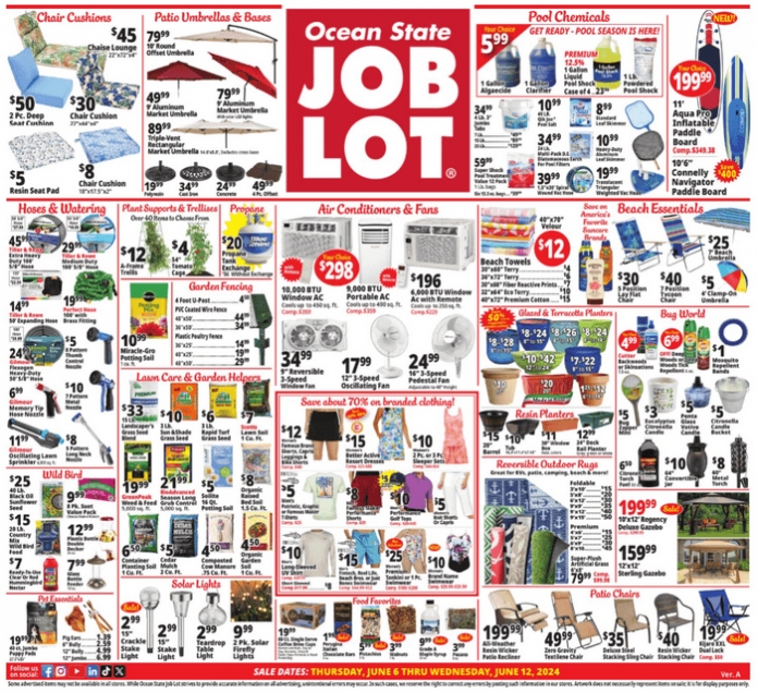 Ocean State Job Lot Weekly Ad Jun 06 – Jun 12, 2024