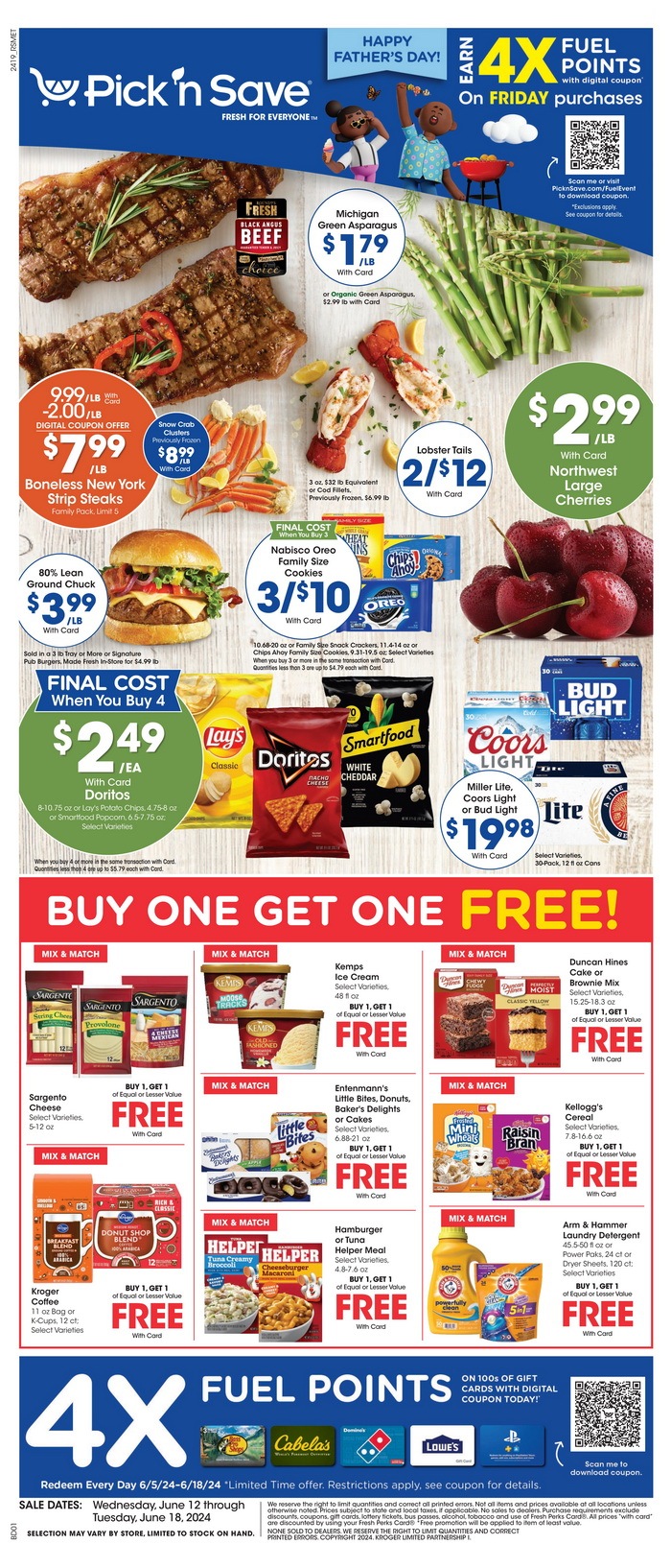 Pick 'n Save Weekly Ad Jun 12 – Jun 18, 2024 (Father's Day Promotion ...