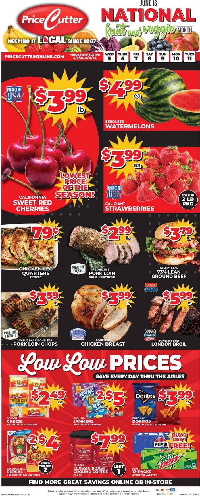 Price Cutter Weekly Ad Jun 05 – Jun 11, 2024