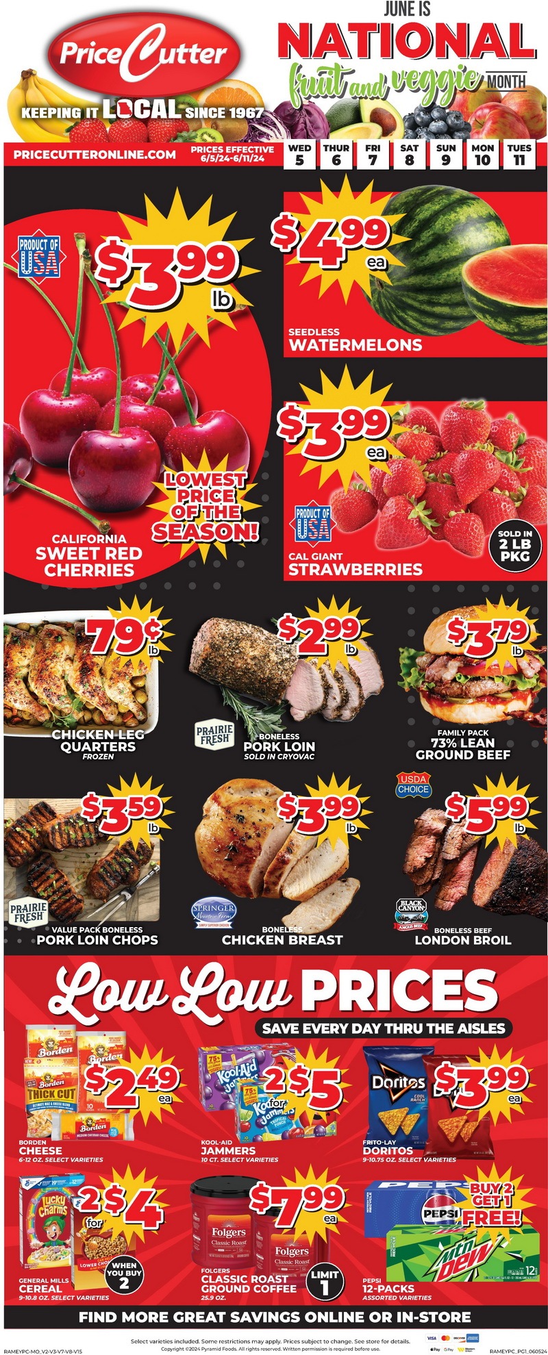 Price Cutter Weekly Ad Jun 05 – Jun 11, 2024