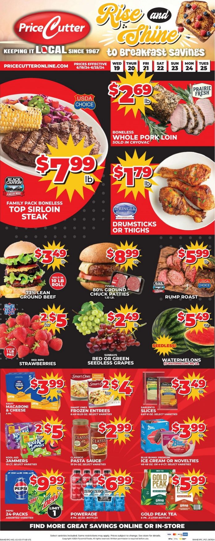 Price Cutter Weekly Ad Jun 19 – Jun 25, 2024