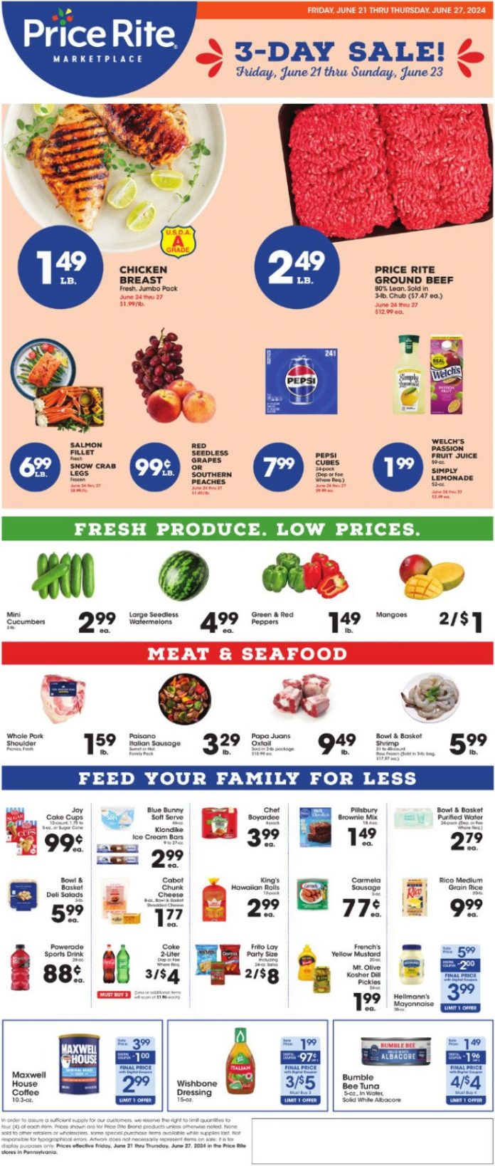 Price Rite Weekly Ad Jun 21 – Jun 27, 2024