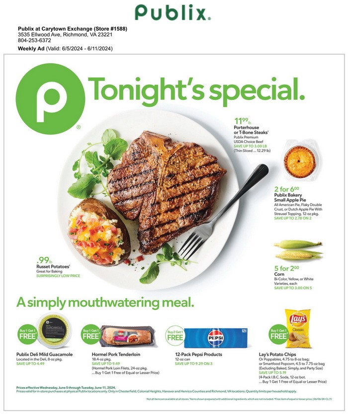 Publix Weekly Ad Jun 05 – Jun 11, 2024