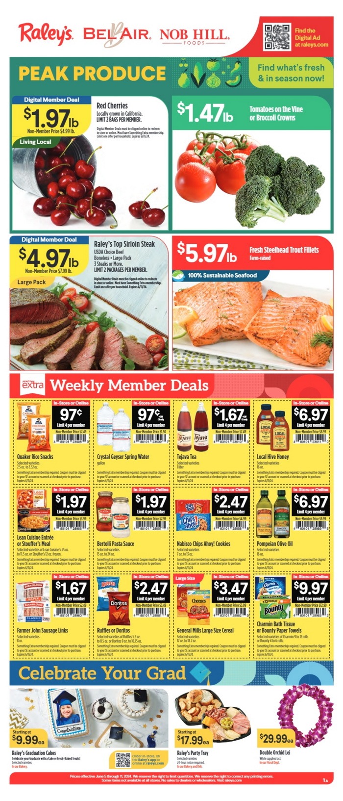 Raley's Weekly Ad Jun 05 – Jun 11, 2024