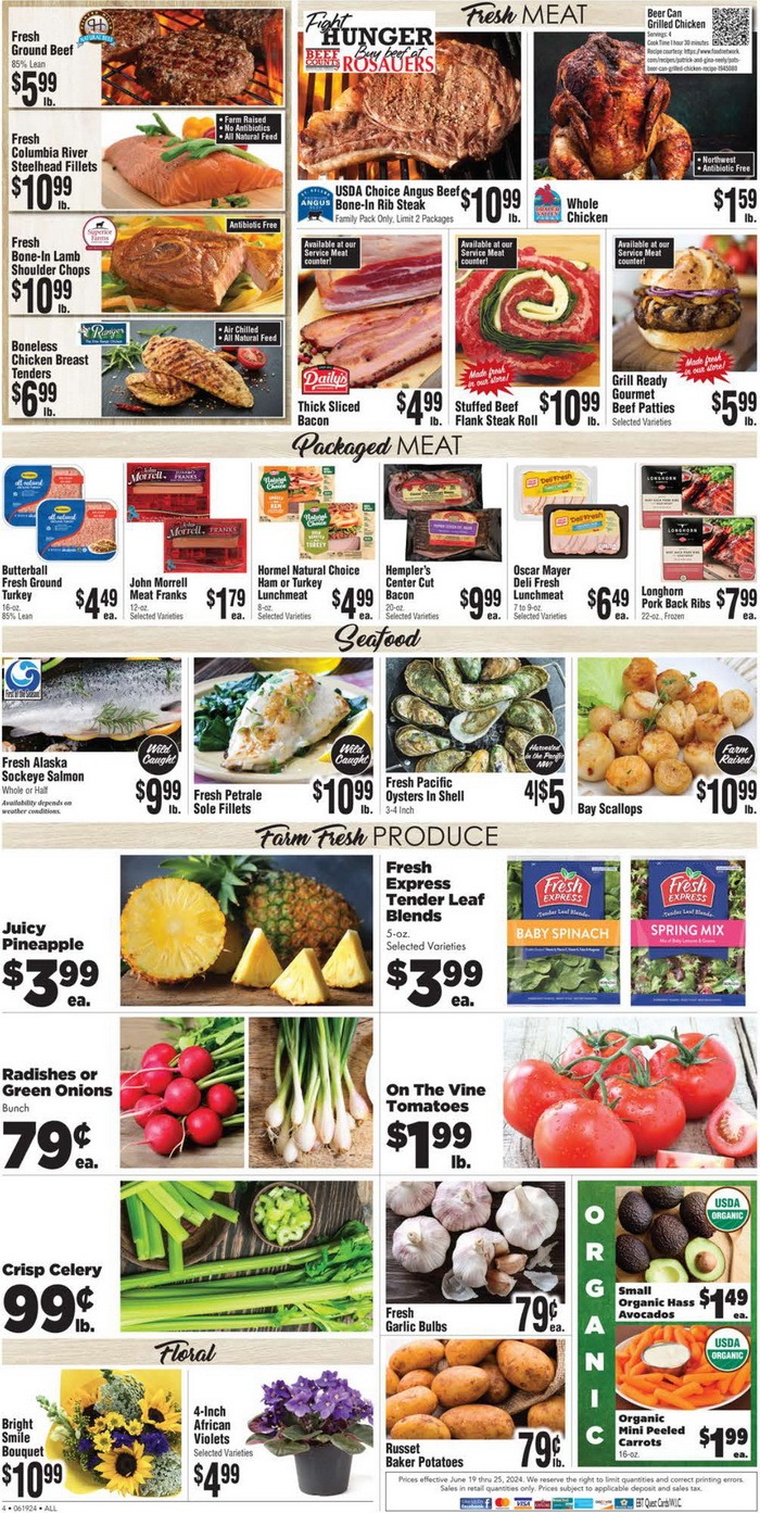 Rosauers Weekly Ad Jun 19 – Jun 25, 2024