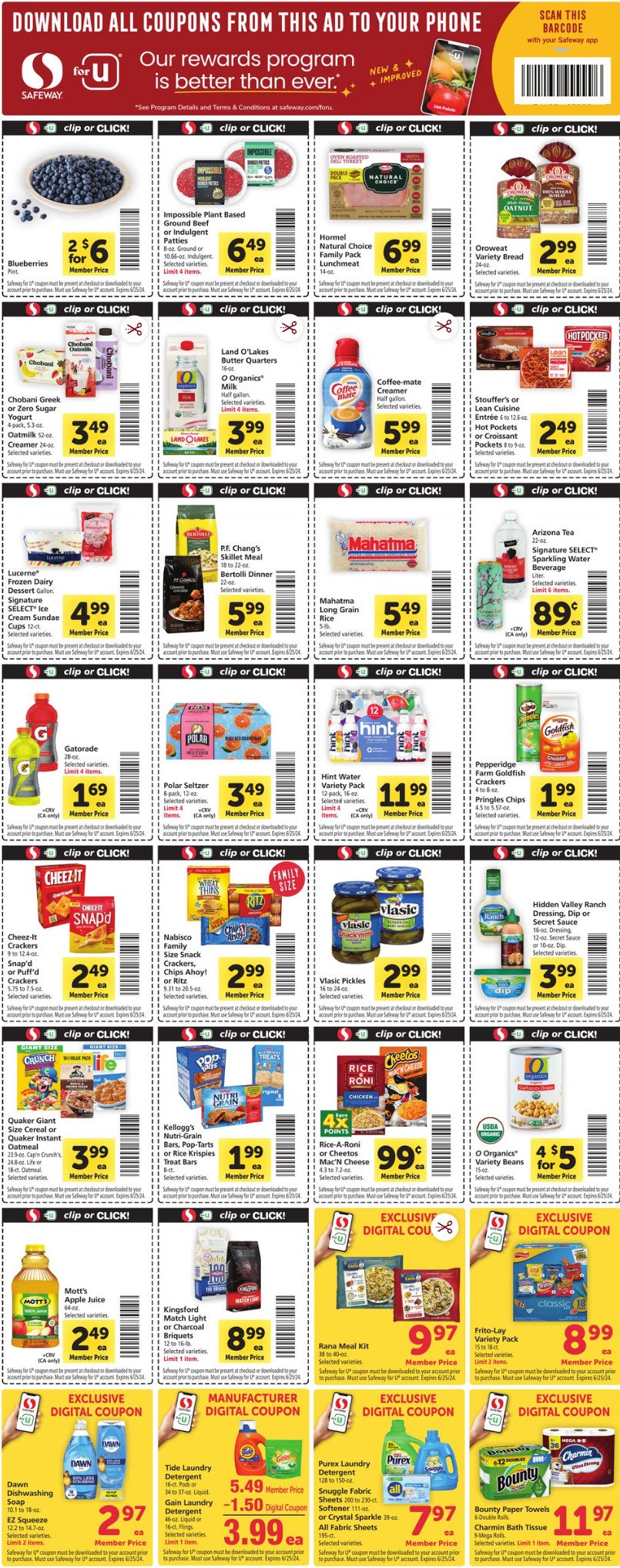 Safeway Weekly Ad Jun 19 – Jun 25, 2024