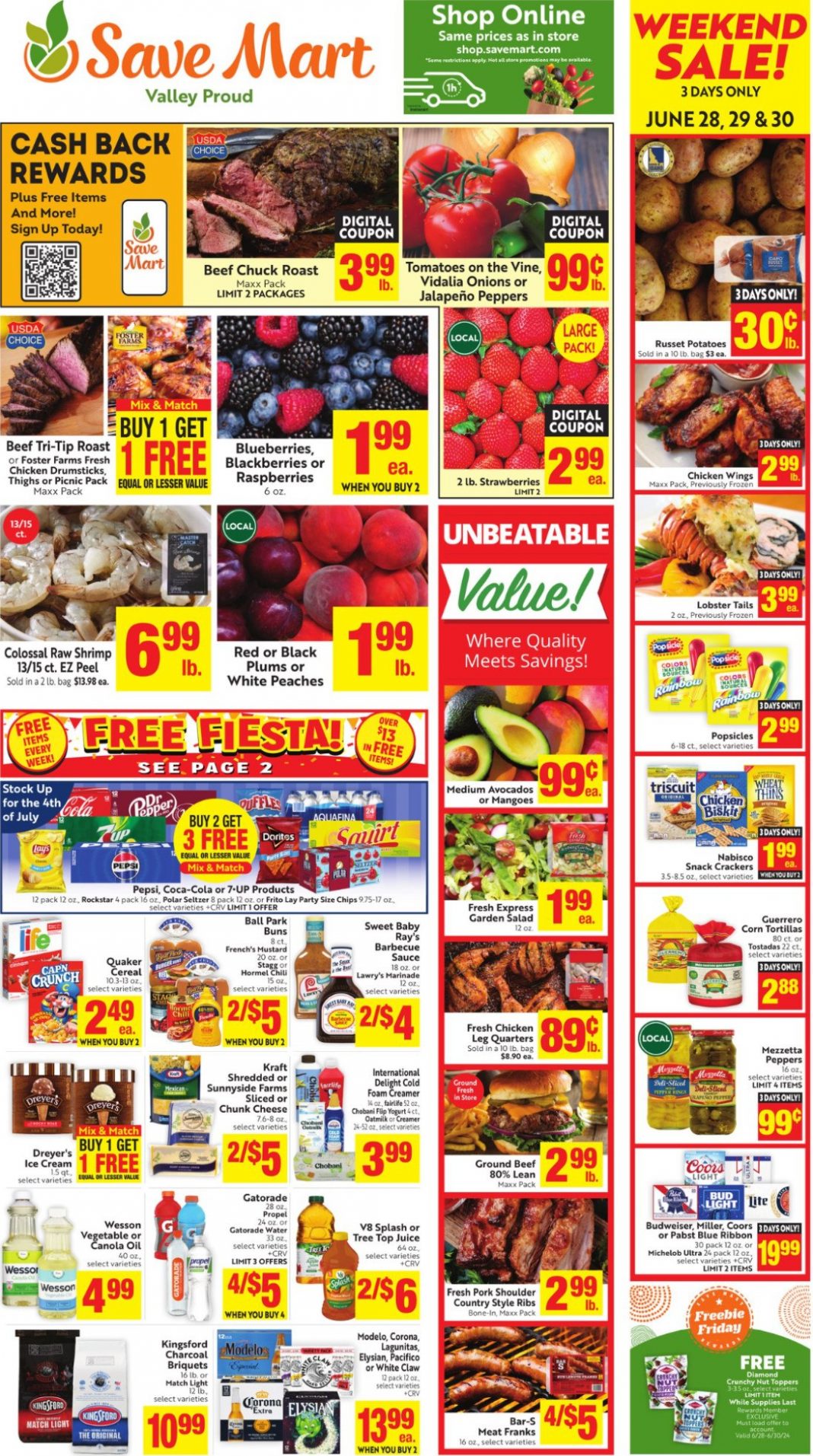 Save Mart Supermarkets Weekly Ad Jun 26 – Jul 02, 2024