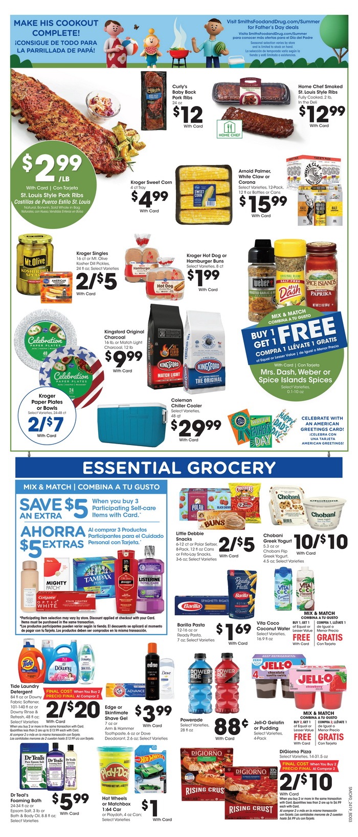 Smith's Food and Drug Weekly Ad Jun 12 – Jun 18, 2024 (Father's Day ...