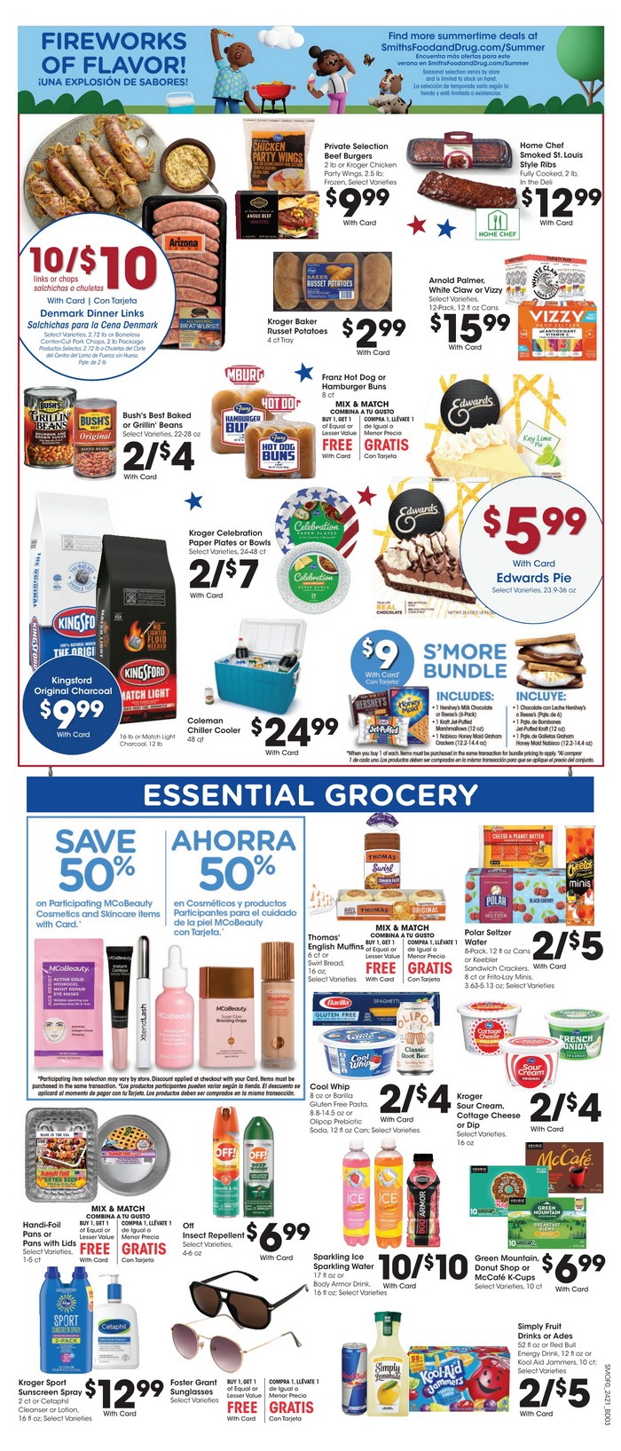 Smith's Food and Drug Weekly Ad June 26 – July 04, 2024 (4th Of July Promotion Included) - Part 7