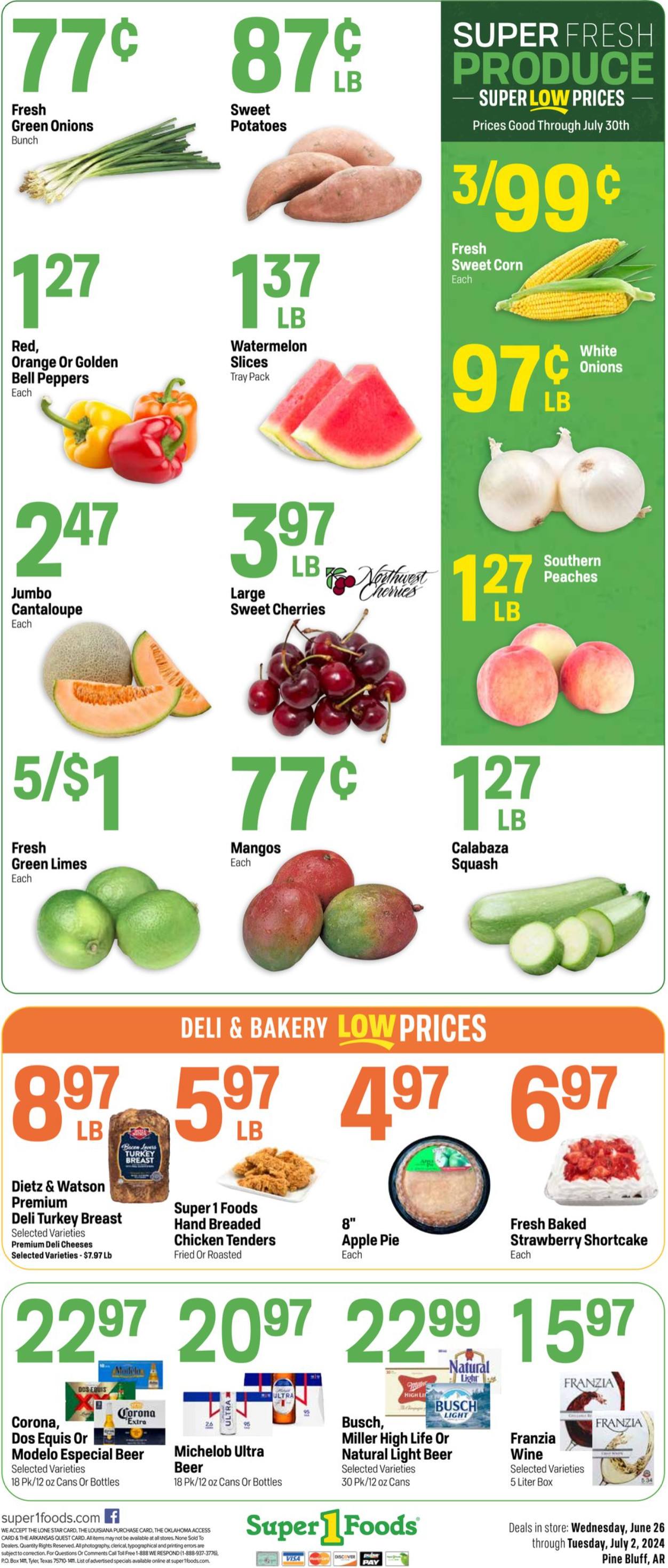 Super 1 Foods Weekly Ad Jun 26 – Jul 02, 2024 (4th of July Promotion ...