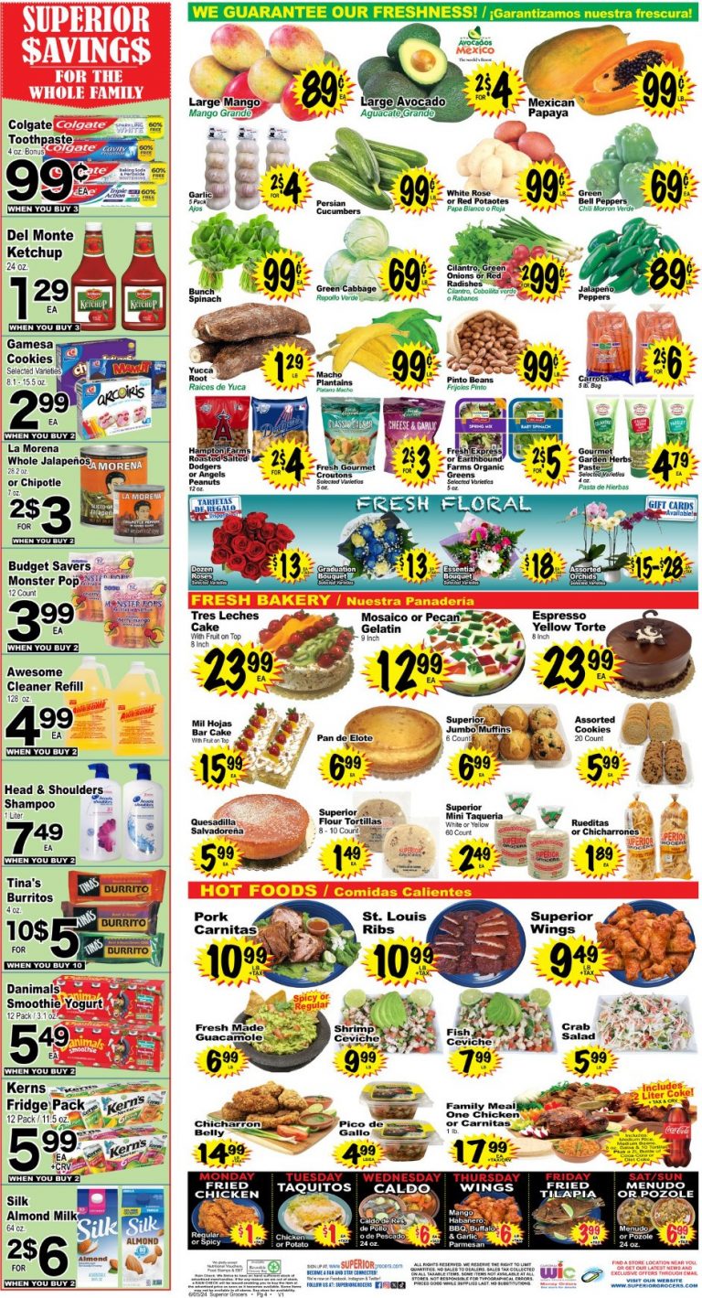 Superior Grocers Weekly Ad Jun 05 – Jun 11, 2024