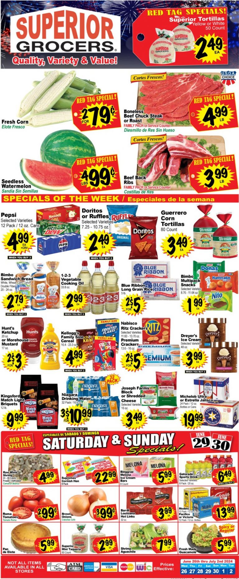 Superior Grocers Weekly Ad Jun 26 – Jul 02, 2024
