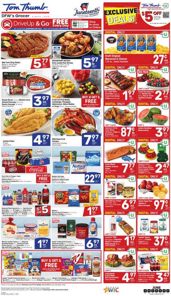 Tom Thumb Weekly Ad Jun 19 – Jun 25, 2024