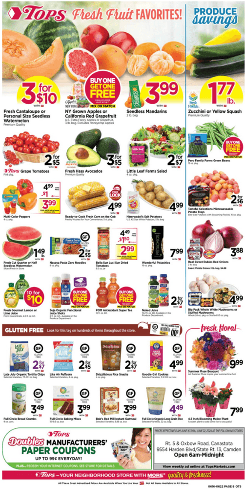 Tops Weekly Ad Jun 16 – Jun 22, 2024