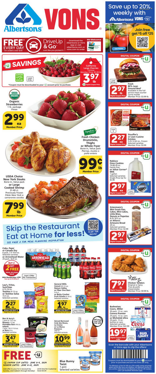 Vons Weekly Ad May 15 – May 21, 2024