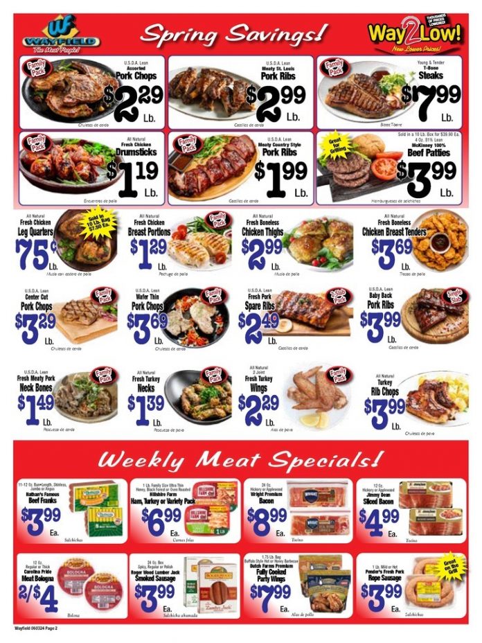 Wayfield Foods Weekly Ad Jun 03 – Jun 09, 2024