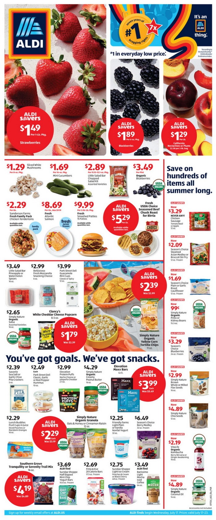 ALDI Weekly Ad July 17 – July 23, 2024 (Back to School Promotion Included)