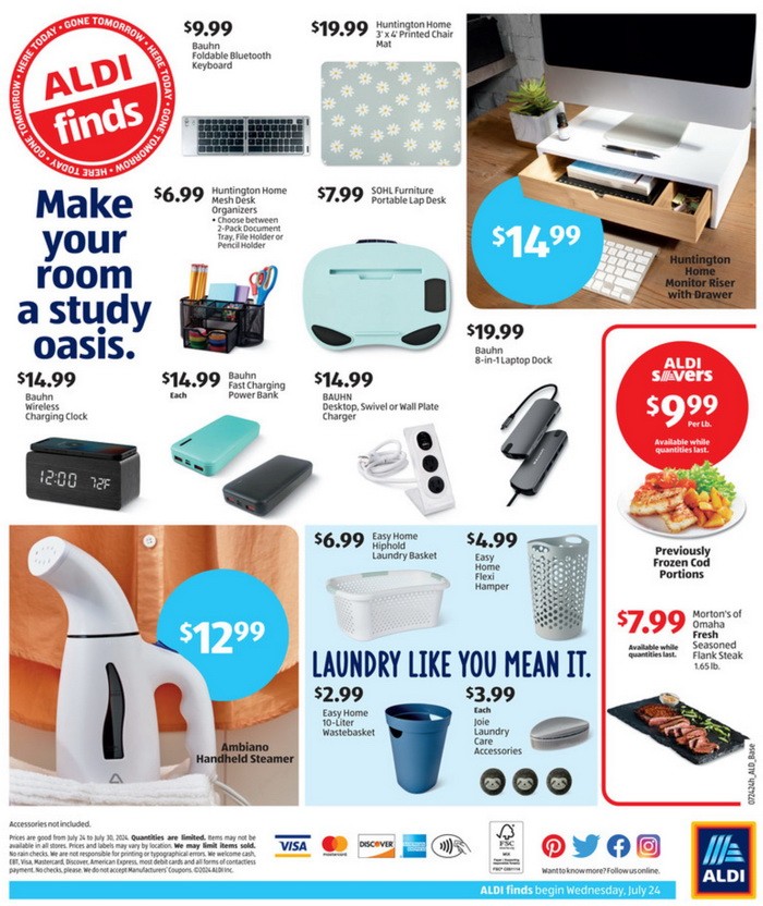ALDI In-Store Ad Sneak Peek July 24 – July 30, 2024 (Back to School ...