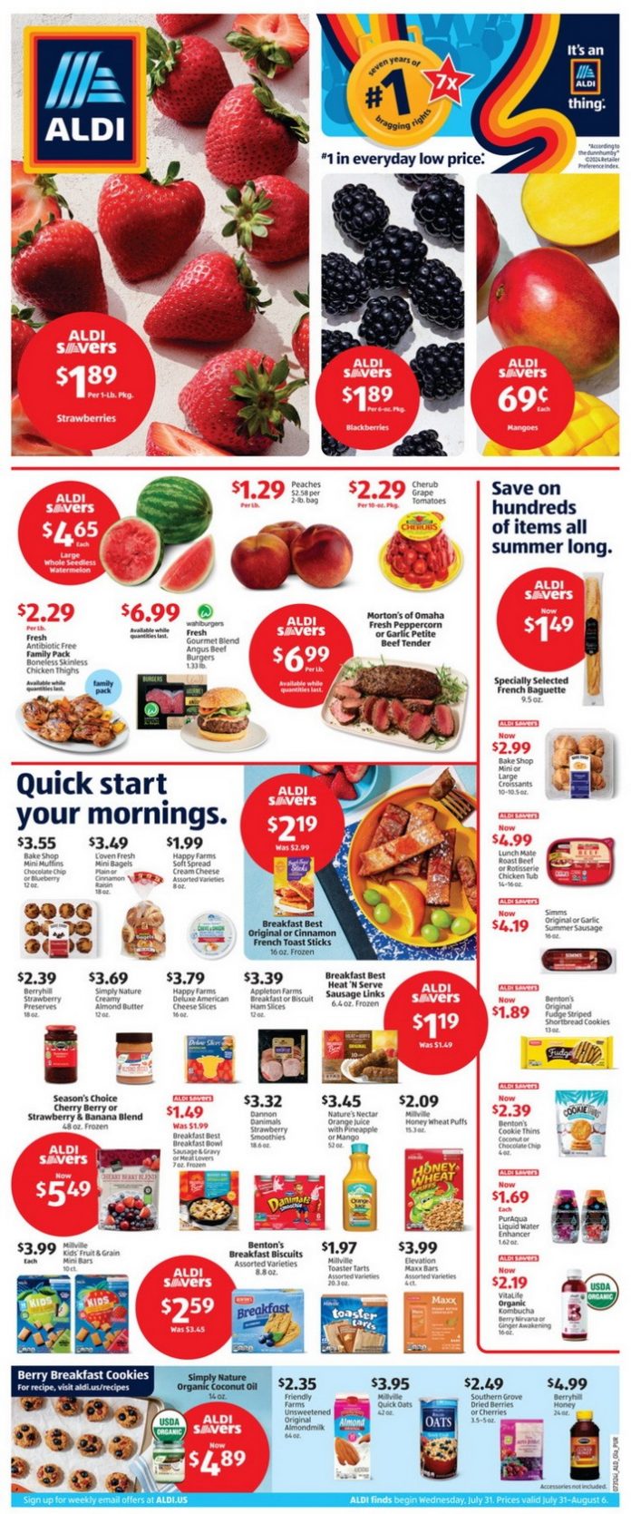 ALDI Weekly Ad Jul 31 – Aug 06, 2024 (Back to School Promotion Included)