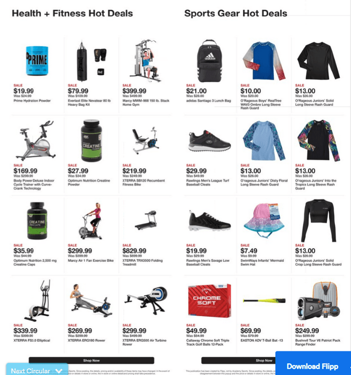 Academy Sports + Outdoors Weekly Ad July 18 – July 24, 2024