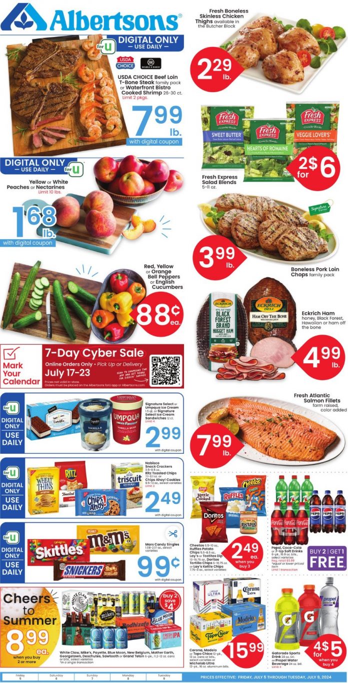 Albertsons Weekly Ad Jul 05 – Jul 09, 2024