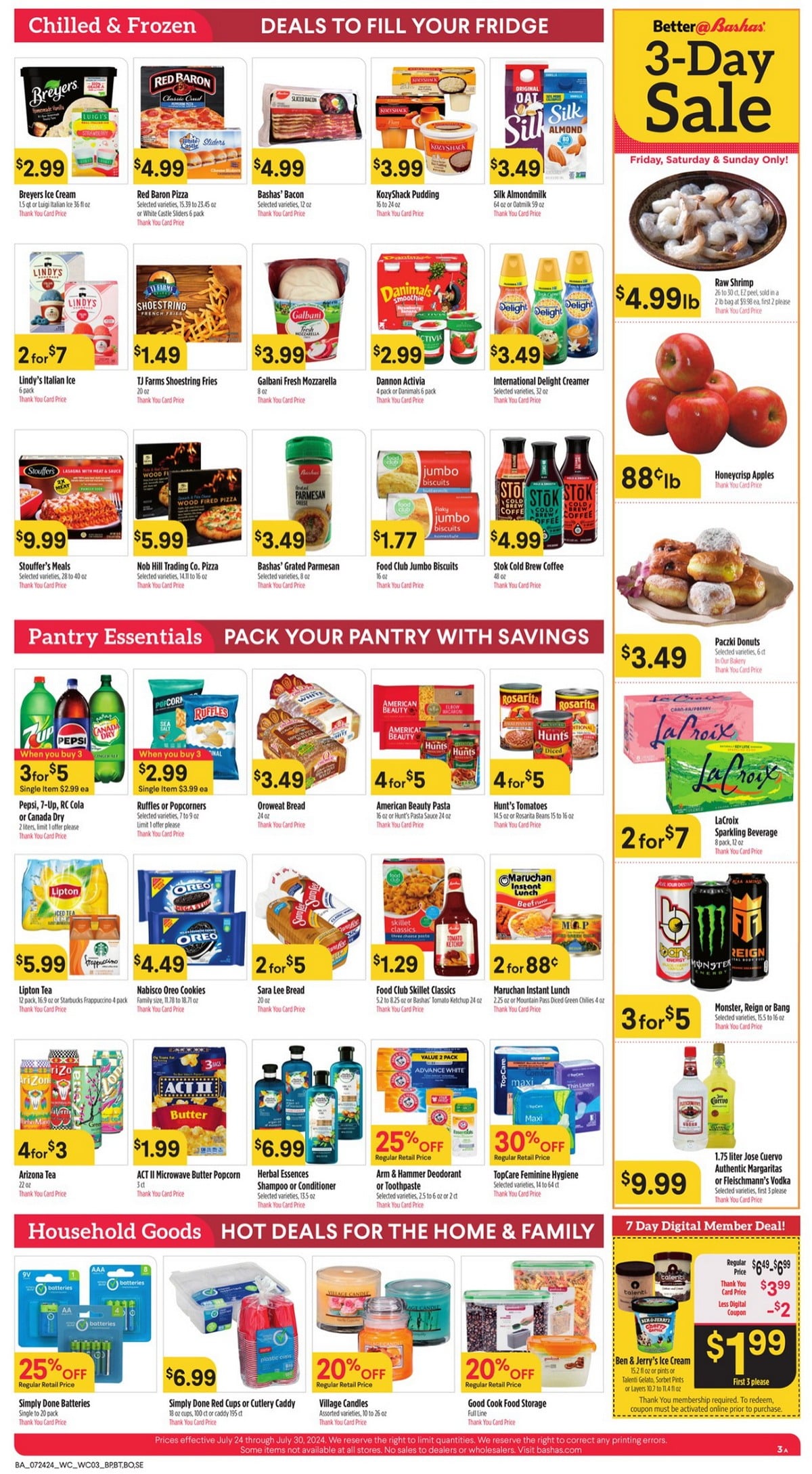 Bashas Weekly Ad July 24 – July 30, 2024