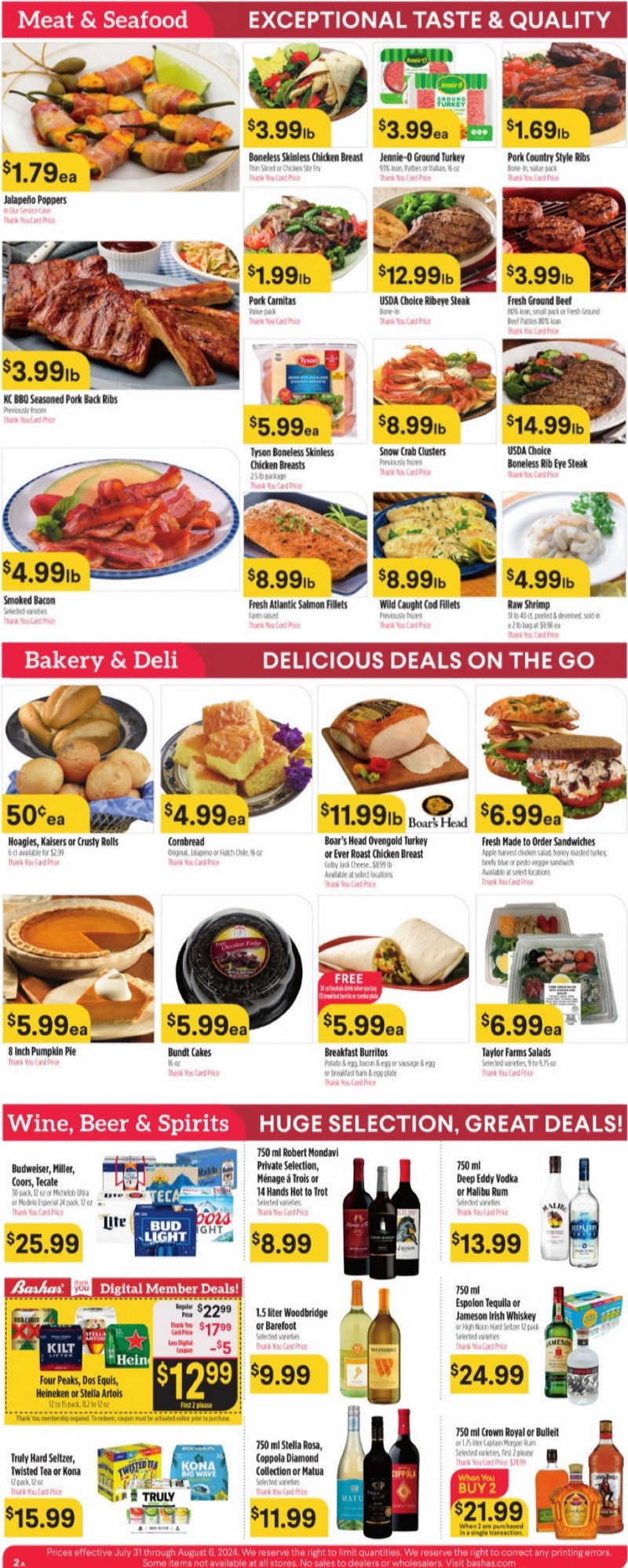 Bashas Weekly Ad Jul 31 – Aug 06, 2024