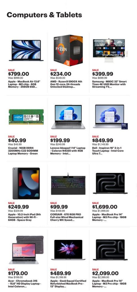 Best Buy Weekly Ad July 16 – July 22, 2024