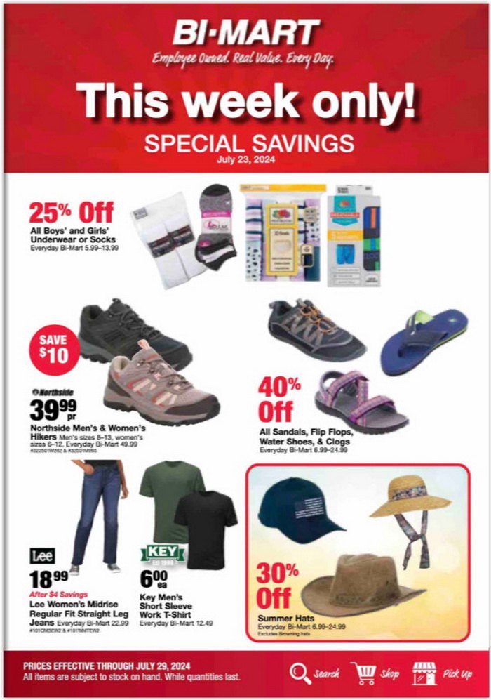 Bi-Mart Weekly Ad July 23 – July 29, 2024