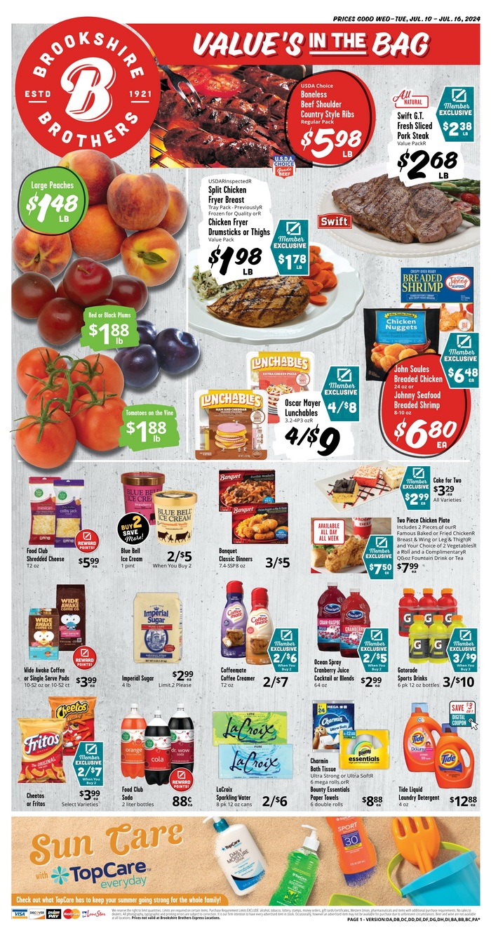 Brookshire Brothers Weekly Ad Jul 10 – Jul 16, 2024