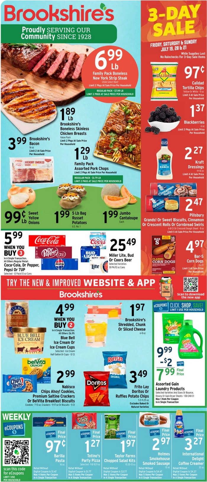 Brookshire's Weekly Ad Jul 17 – Jul 23, 2024