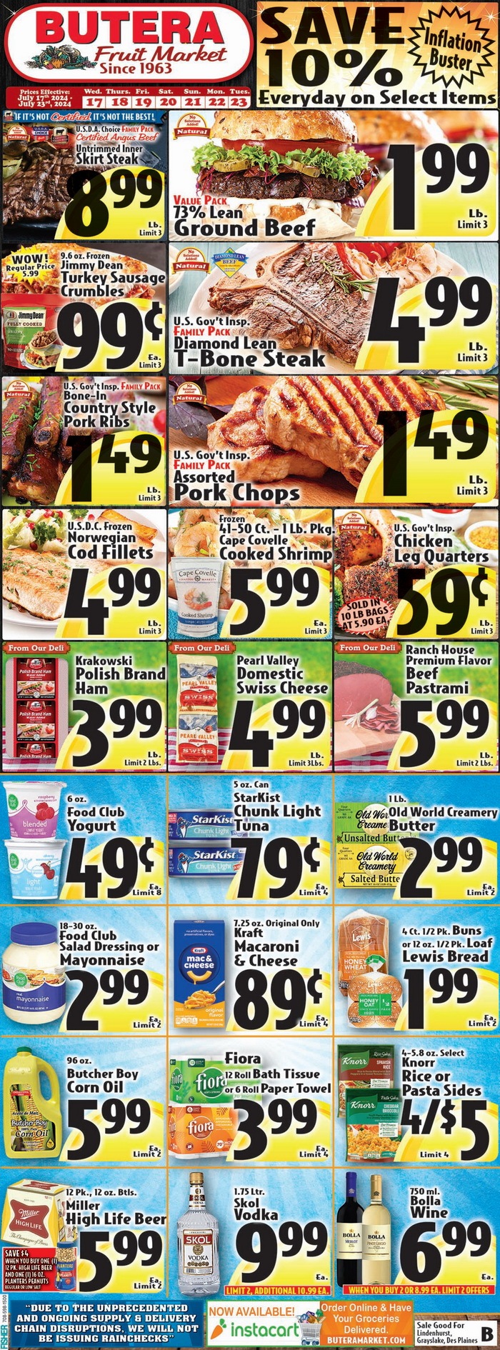 Butera Weekly Ad Jul 17 – Jul 23, 2024