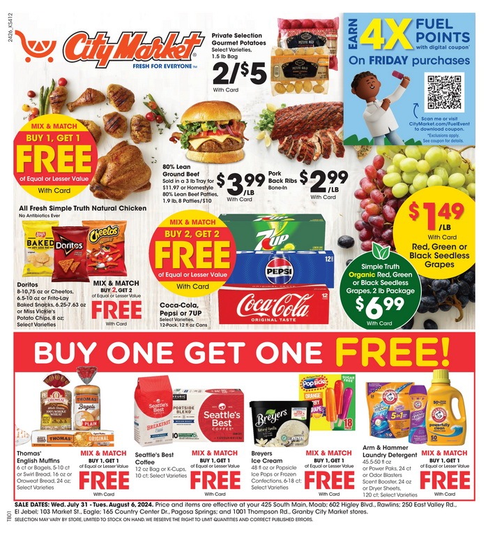 City Market Weekly Ad Jul 31 – Aug 06, 2024 (Back to School Promotion ...