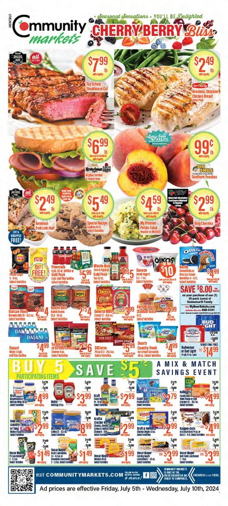 Community Markets Weekly Ad July 05 – July 10, 2024