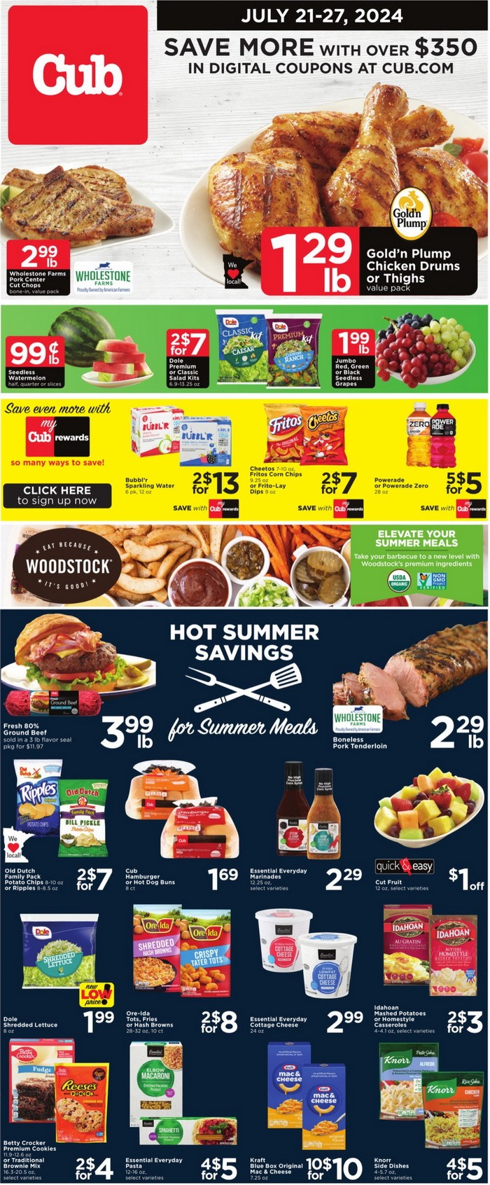 Cub Foods Weekly Ad July 21 – July 27, 2024