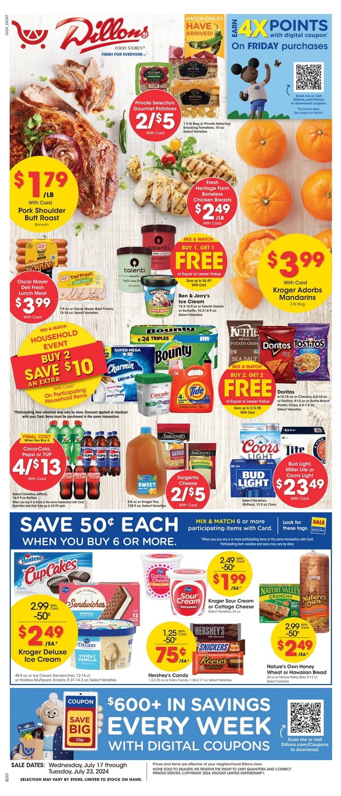 Dillons Weekly Ad Jul 17 – Jul 23, 2024 (Back to School Promotion Included)