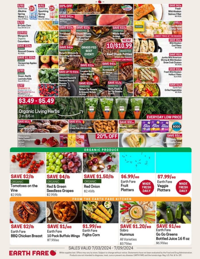 Earth Fare Weekly Ad Jul 03 – Jul 09, 2024