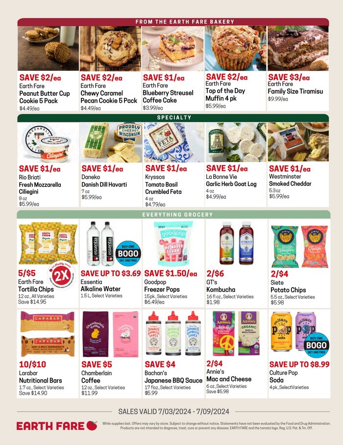 Earth Fare Weekly Ad Jul 03 – Jul 09, 2024