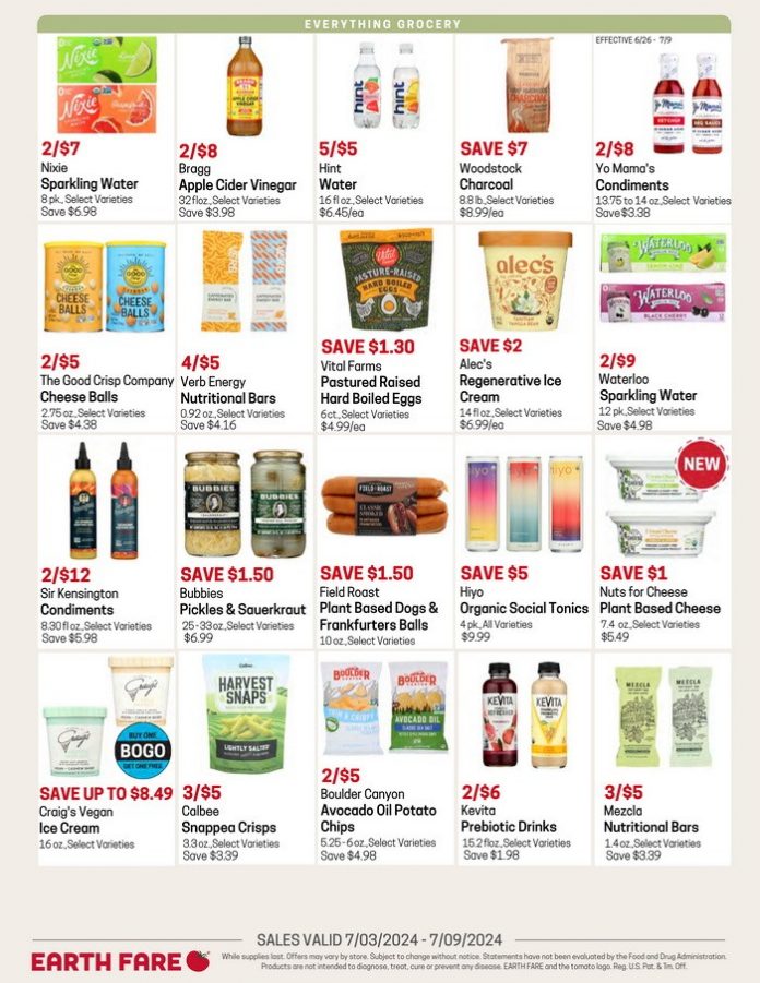 Earth Fare Weekly Ad Jul 03 – Jul 09, 2024