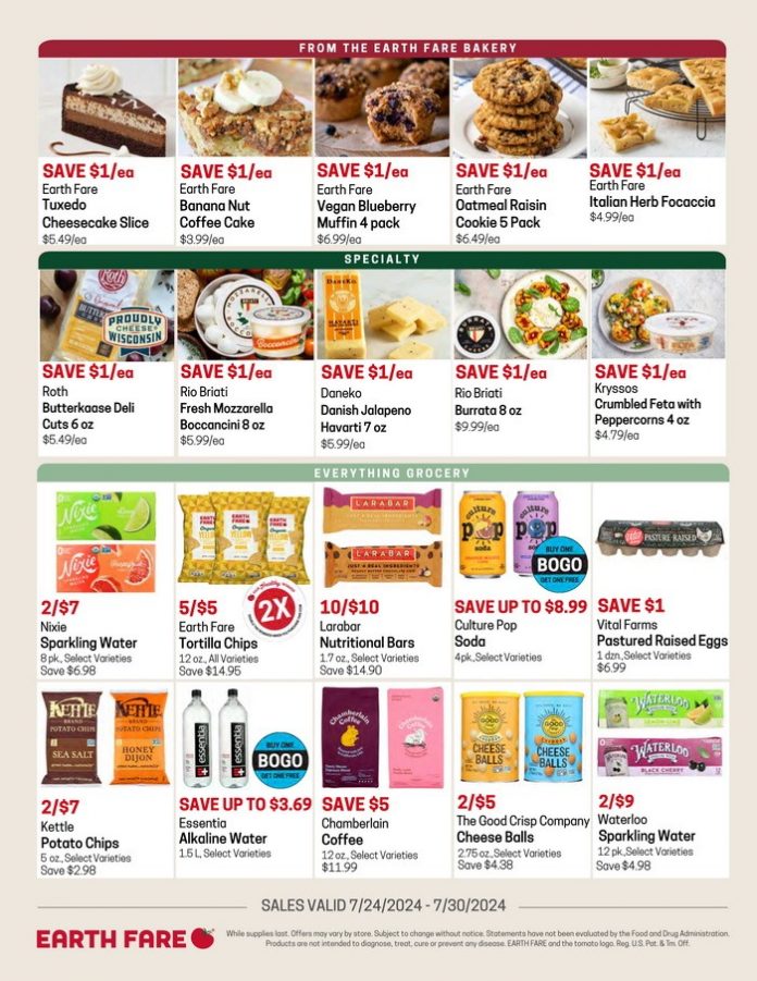 Earth Fare Weekly Ad Jul 24 – Jul 30, 2024