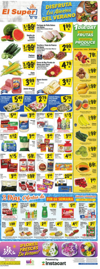 El Super Weekly Ad Jul 17 – Jul 23, 2024
