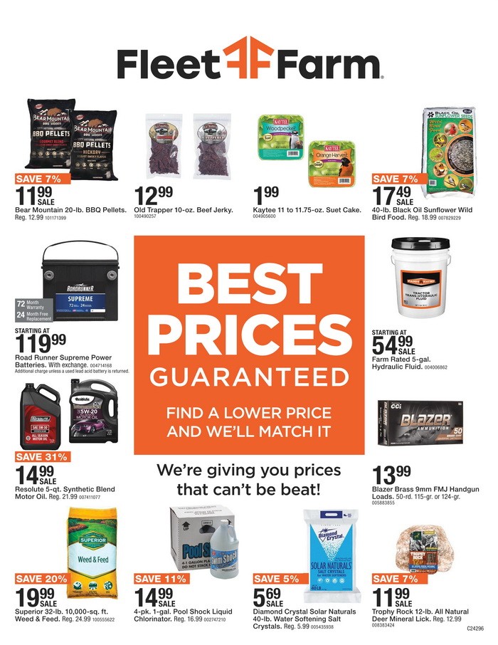 Fleet Farm Monthly Ad Jul 11 – Aug 14, 2024