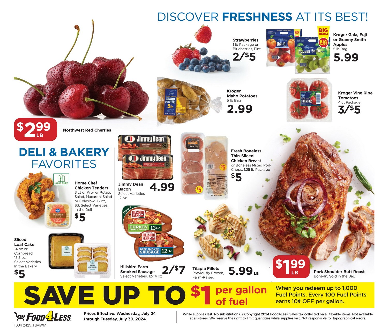 Food 4 Less Weekly Ad Jul 24 – Jul 30, 2024