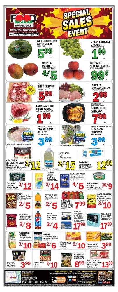 Food Bazaar Weekly Ad July 11 – July 17, 2024
