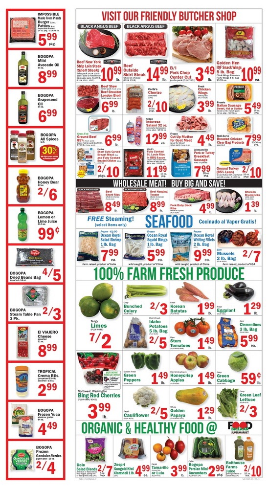 Food Bazaar Weekly Ad July 11 – July 17, 2024