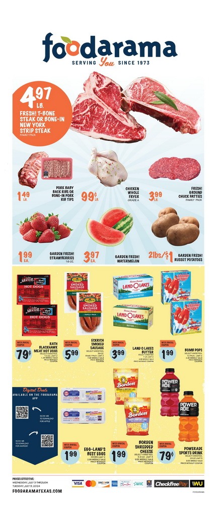 Foodarama Weekly Ad July 03 – July 09, 2024