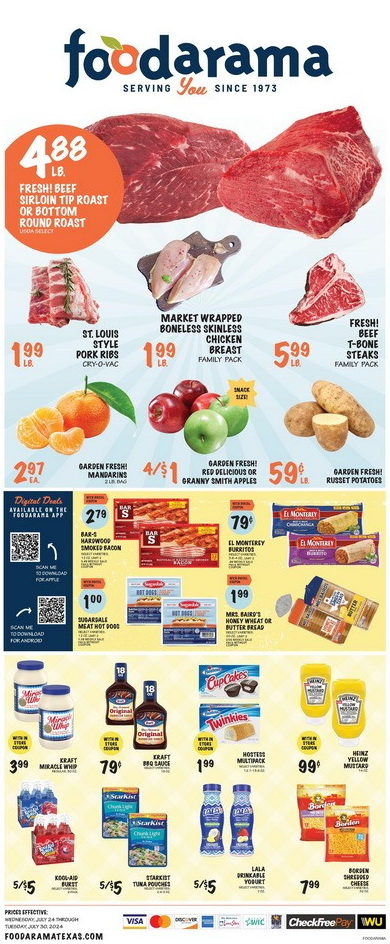 Foodarama Weekly Ad Jul 24 – Jul 30, 2024
